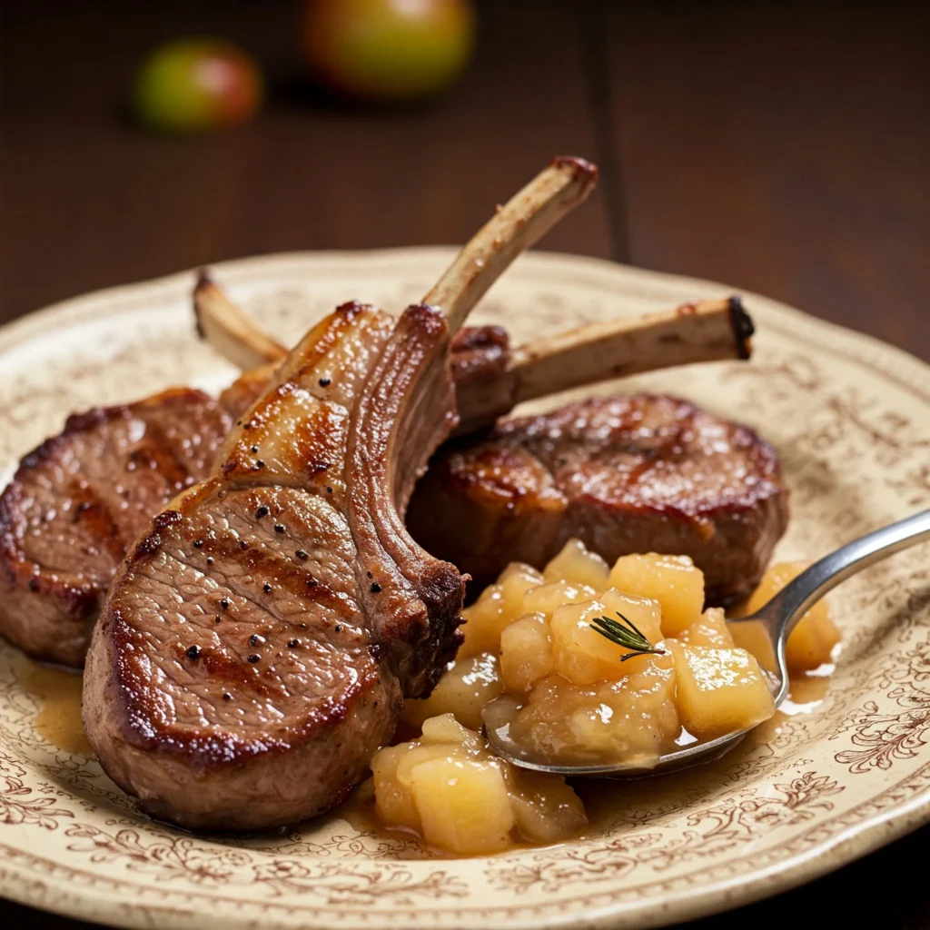 Astounding Lamb Chops with Apple Sauce: A Flavorful Dinner
