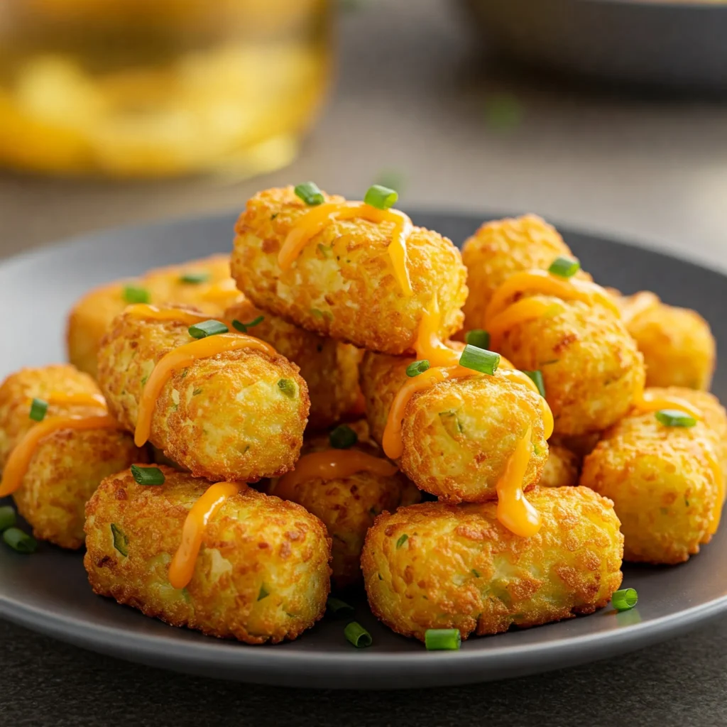 Cheesy Keto Tots (Cauliflower Rice) – A Fun & Healthy Snack for Kids